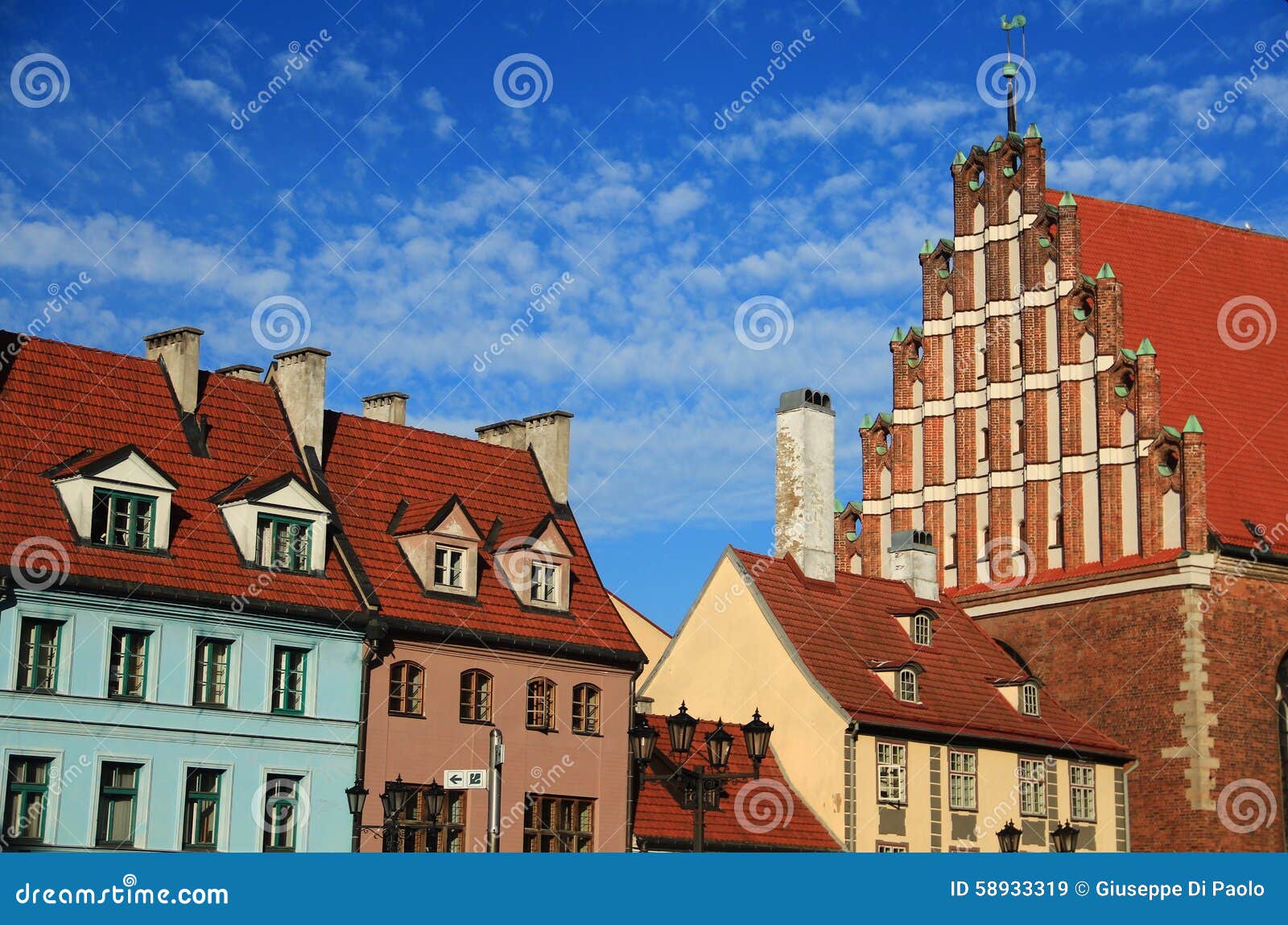 Riga - vieille ville image stock. Image du états, golfe - 58933319