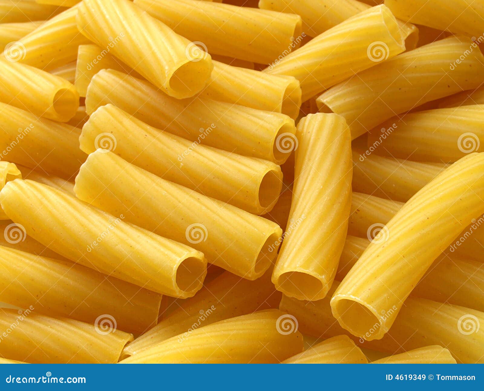 Rigatoni stock image. Image of hollow, food, pasta, wheat - 4619349