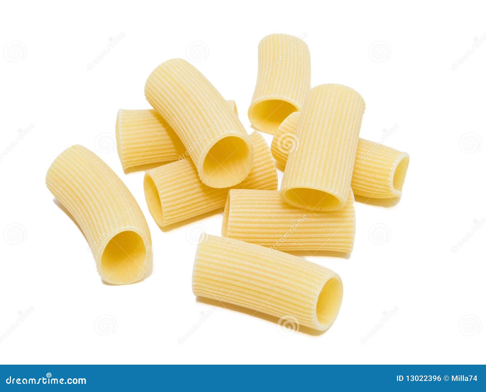 Rigatoni. Italian pasta. stock photo. Image of mediterranean - 13022396