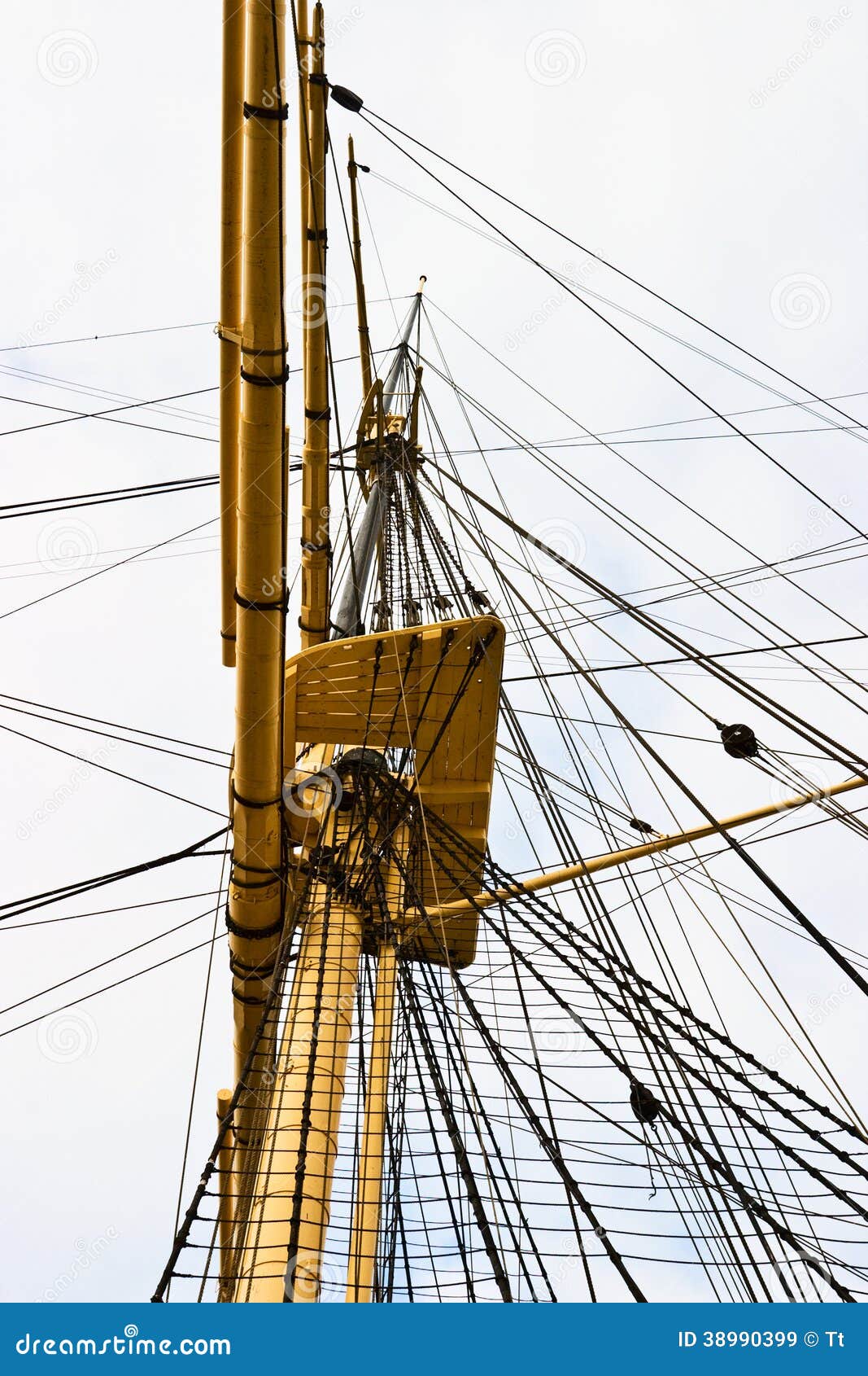 Rigg on a old ship stock image. Image of shipping, beauty - 38990399