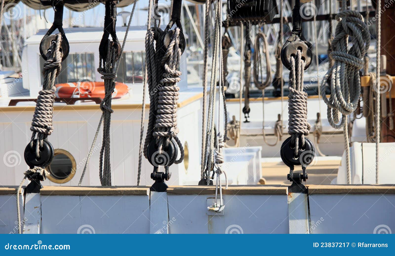 Rigging stock image. Image of mode, tied, equipment, ship - 23837217