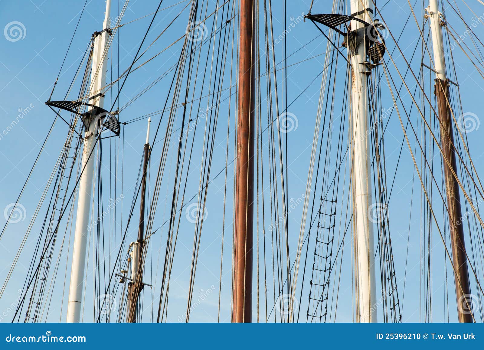 Rigging of a Big Sailing Ship Stock Photo - Image of ship, harbor: 25396210
