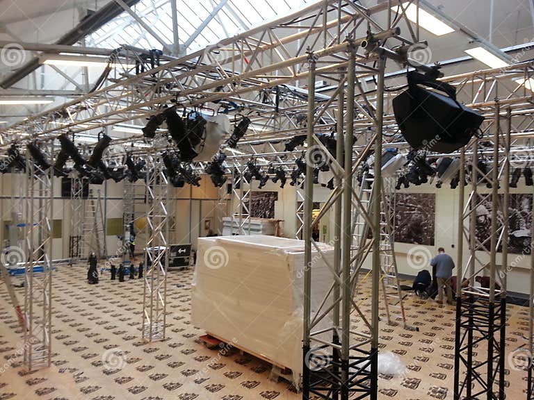 Rigging editorial stock photo. Image of sound, event - 50738908