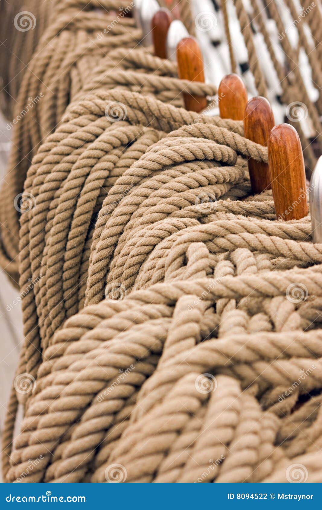 Rigging rope stock photo. Image of boat, ocean, sailboat - 8094522