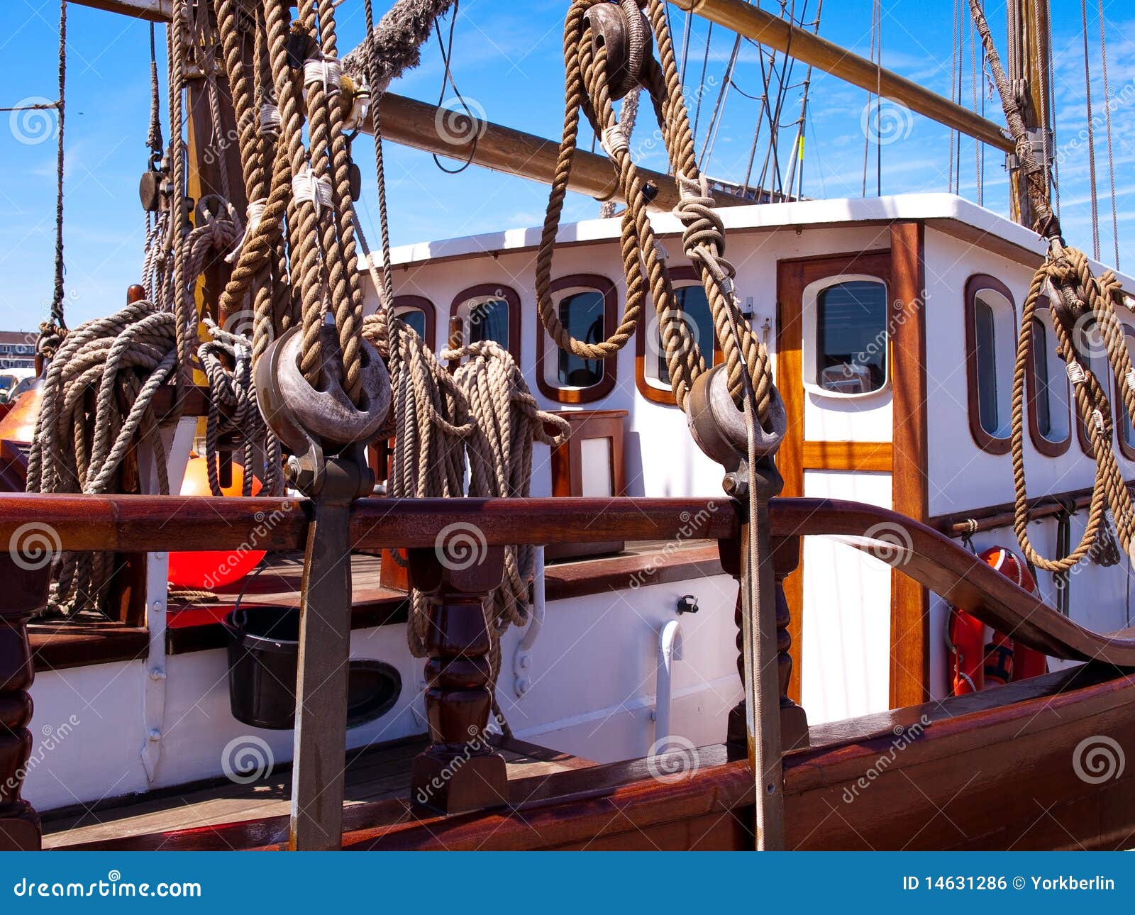 Rigging the Sail stock photo. Image of reeling, seafaring - 14631286