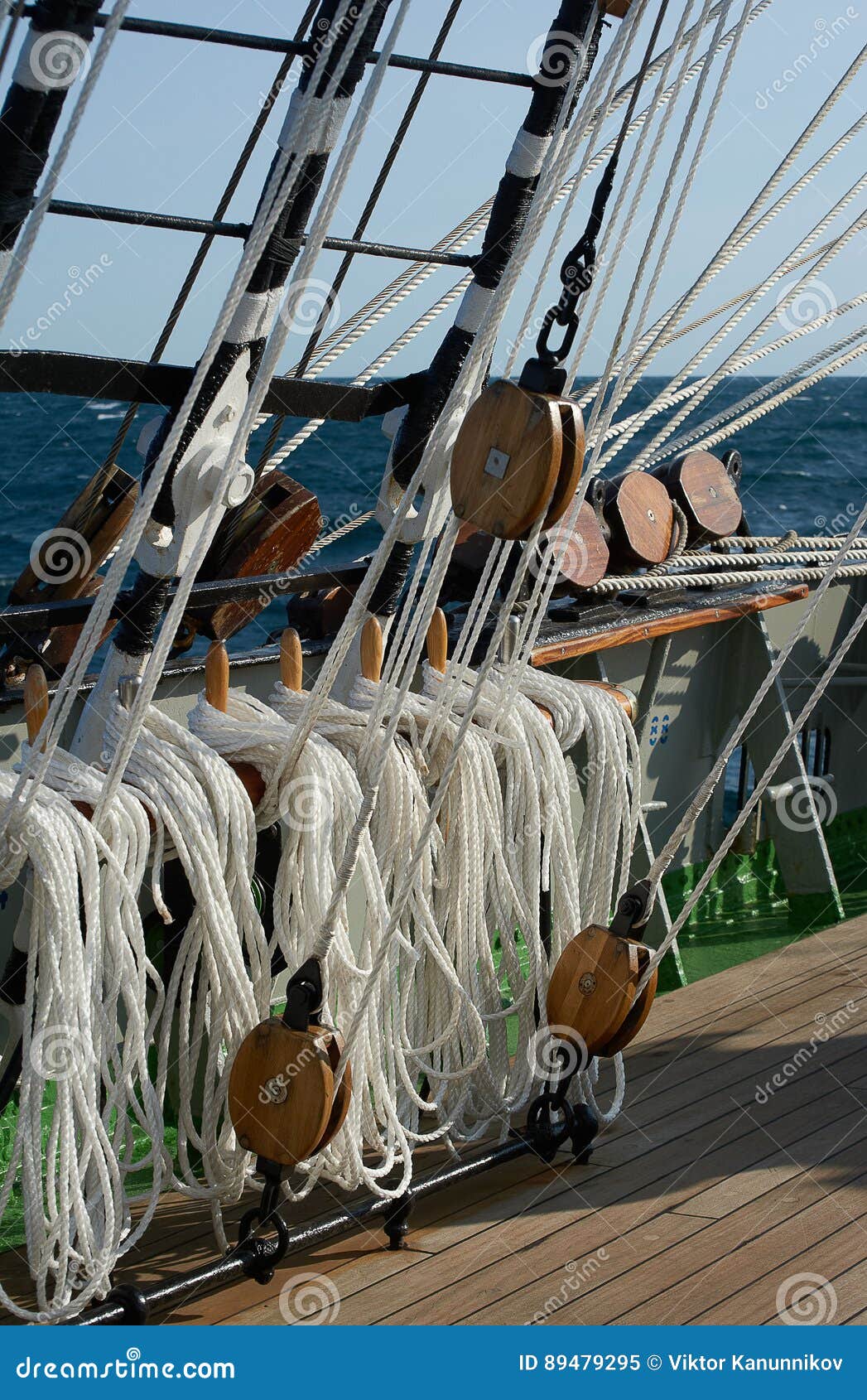 Rigging of a sailing ship stock image. Image of cable - 89479295