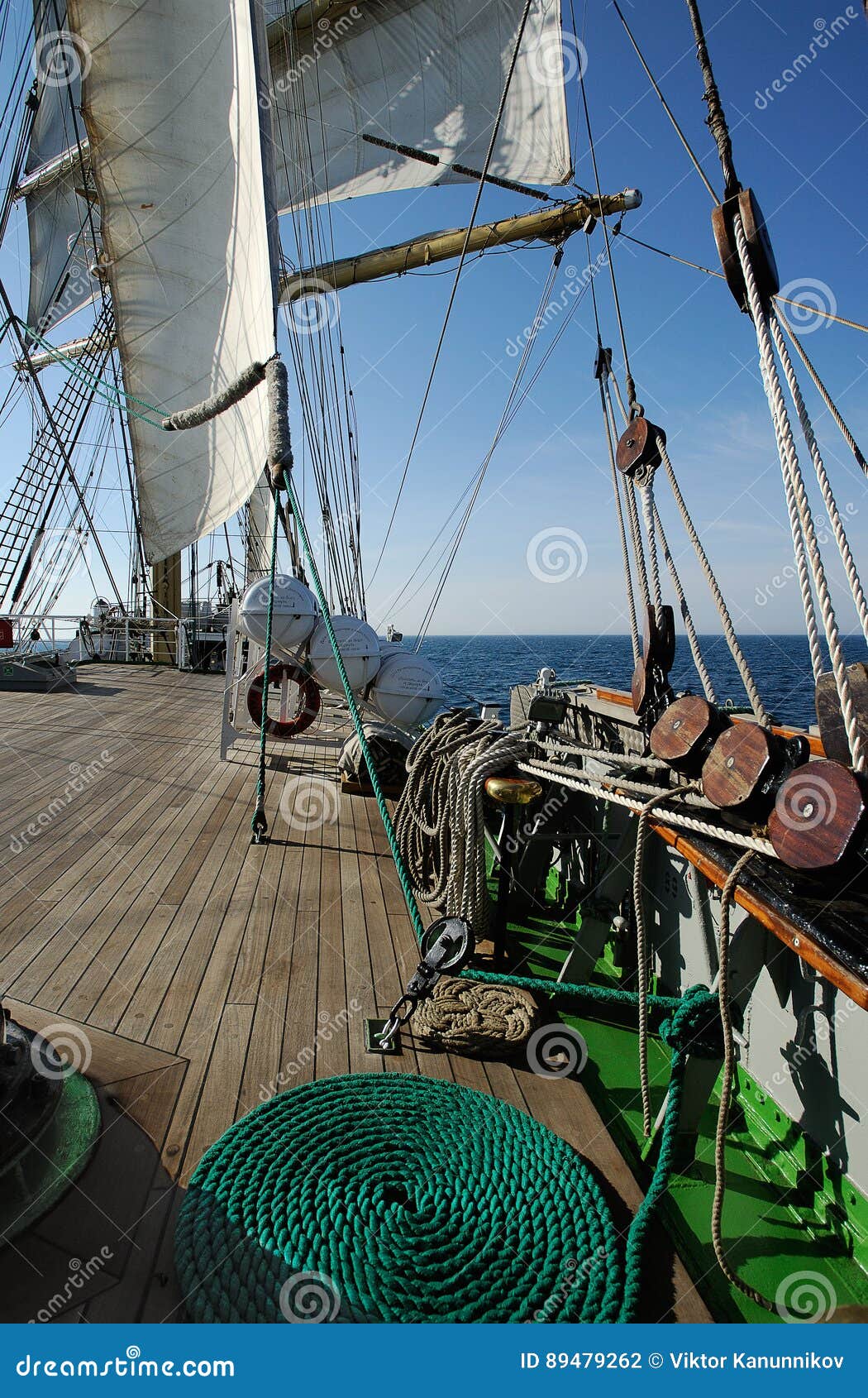 Rigging of a sailing ship stock photo. Image of lighthouse - 89479262