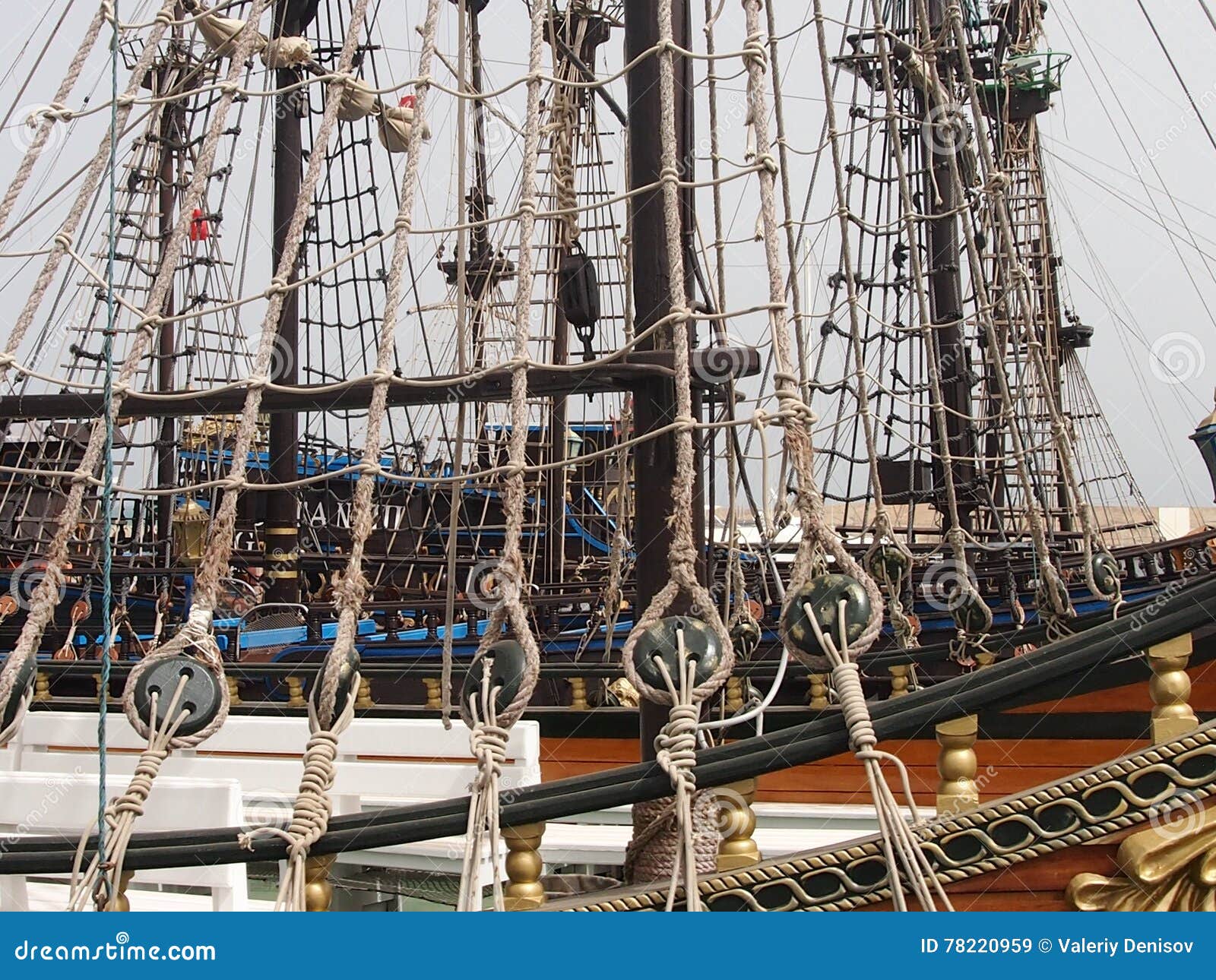 Rigging stock image. Image of standing, pier, transport - 78220959