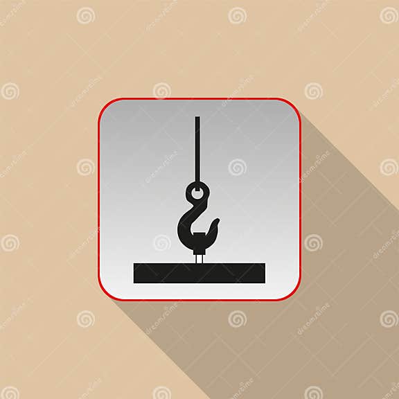 Rigging Work. Symbol. Vector Icon. Stock Illustration - Illustration of ...