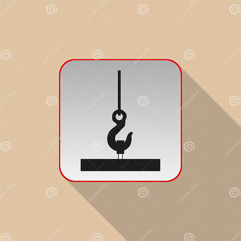 Rigging Work. Symbol. Vector Icon. Stock Illustration - Illustration of ...