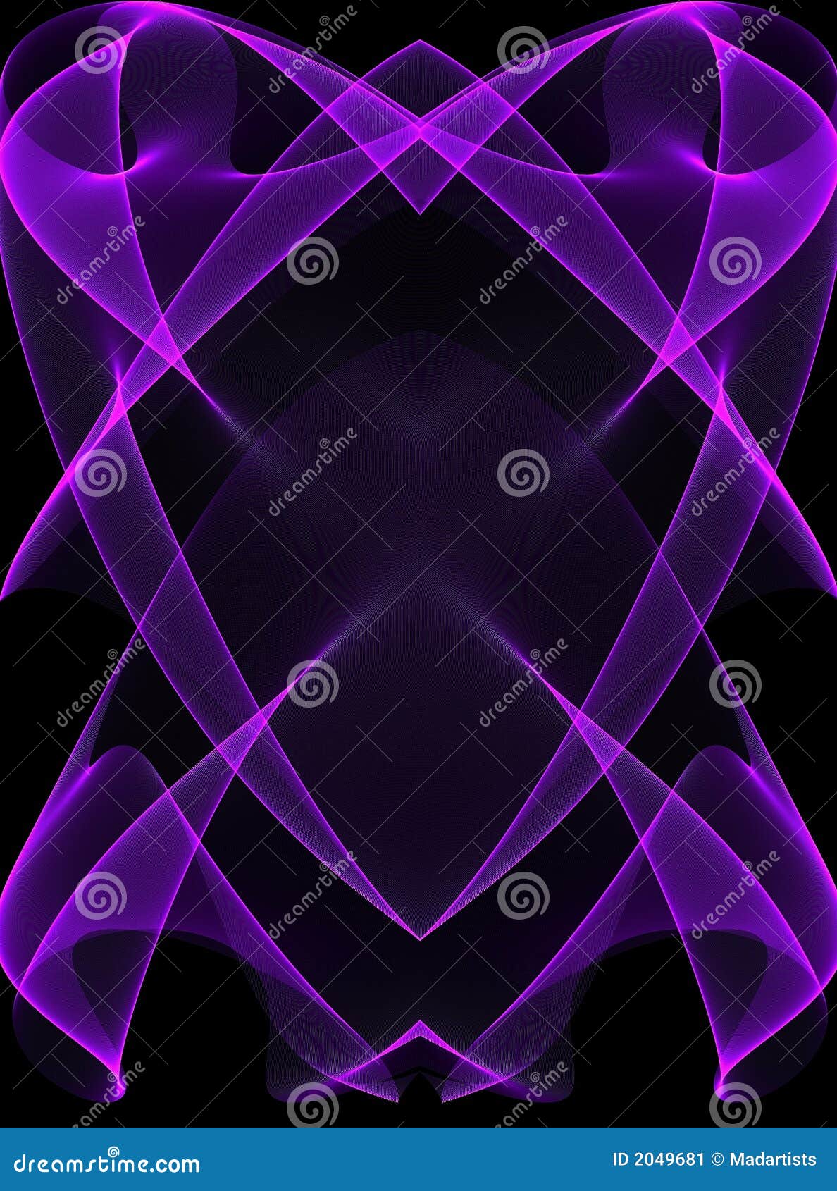 Righe D'ardore Viola Sul Nero Illustrazione di Stock - Illustrazione di ...