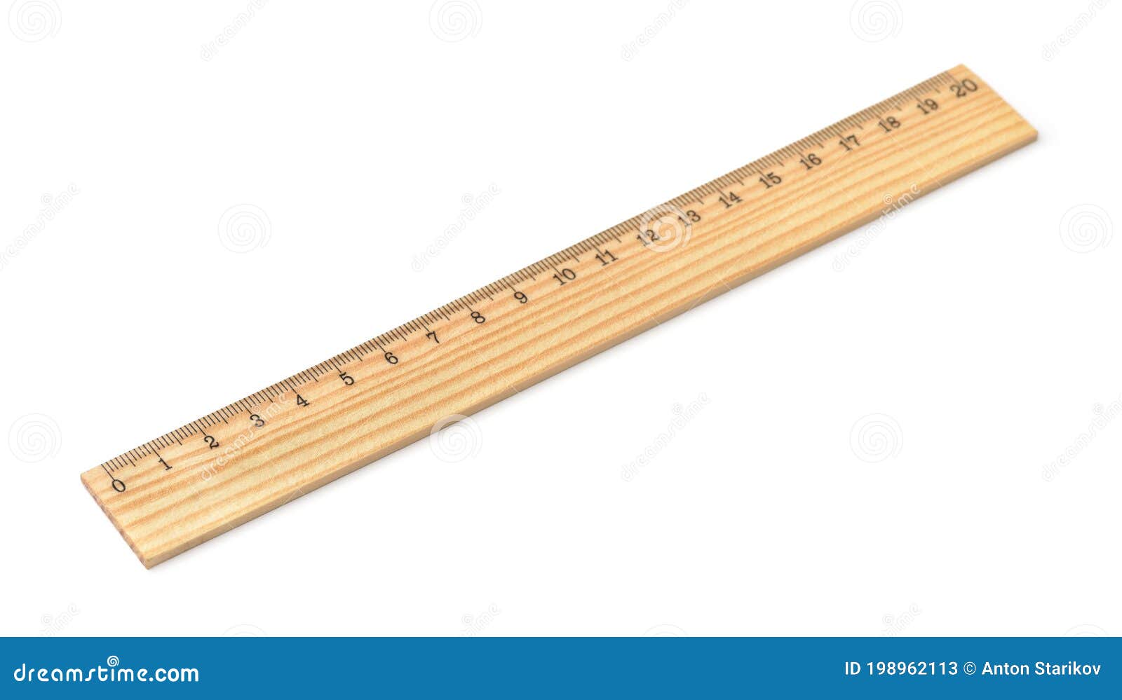 Righello di legno immagine stock. Immagine di oggetto - 198962113