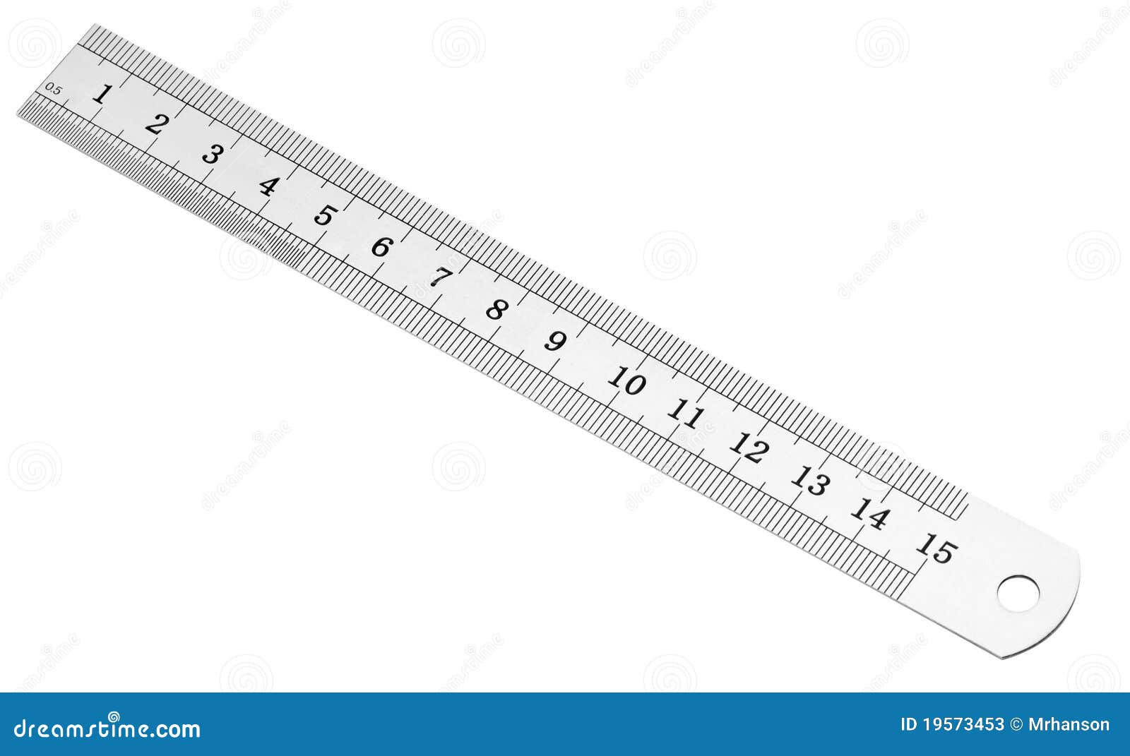 Righello Di Pollice E Metrico Dell'acciaio Immagine Stock - Immagine di ...