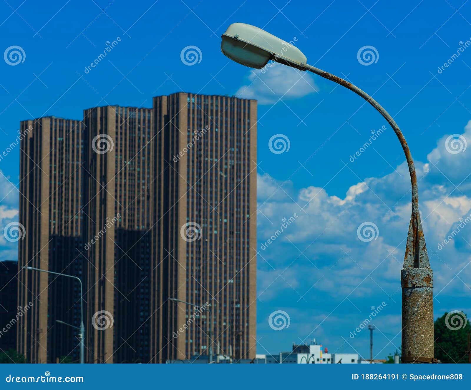 Right Aligned City Vintage Lamp Post Stock Image - Image of russia ...