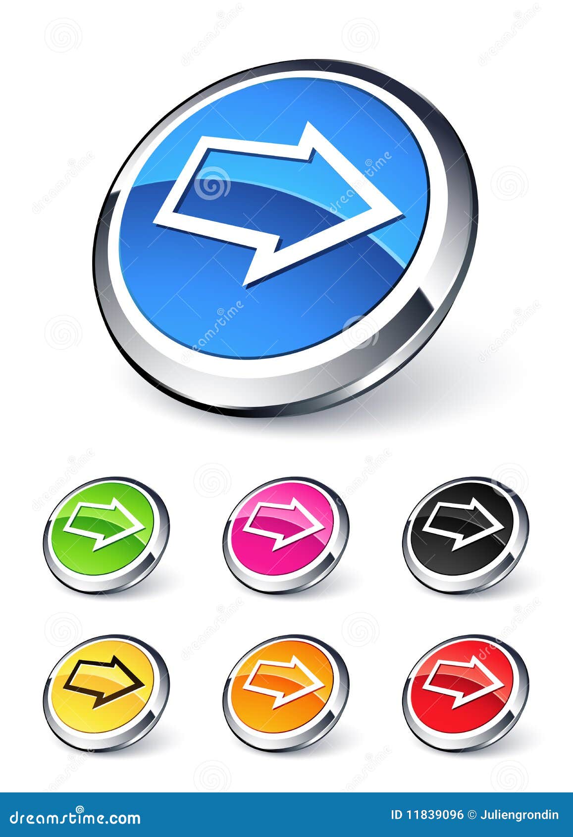 Right arrow icon stock vector. Illustration of abstract - 11839096