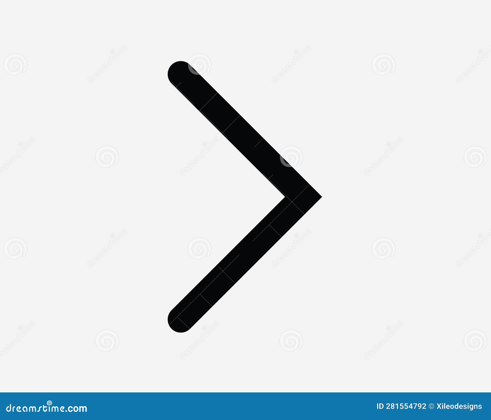 Right Arrow Icon. Pointer Navigation Direction Path Route Forward Next ...