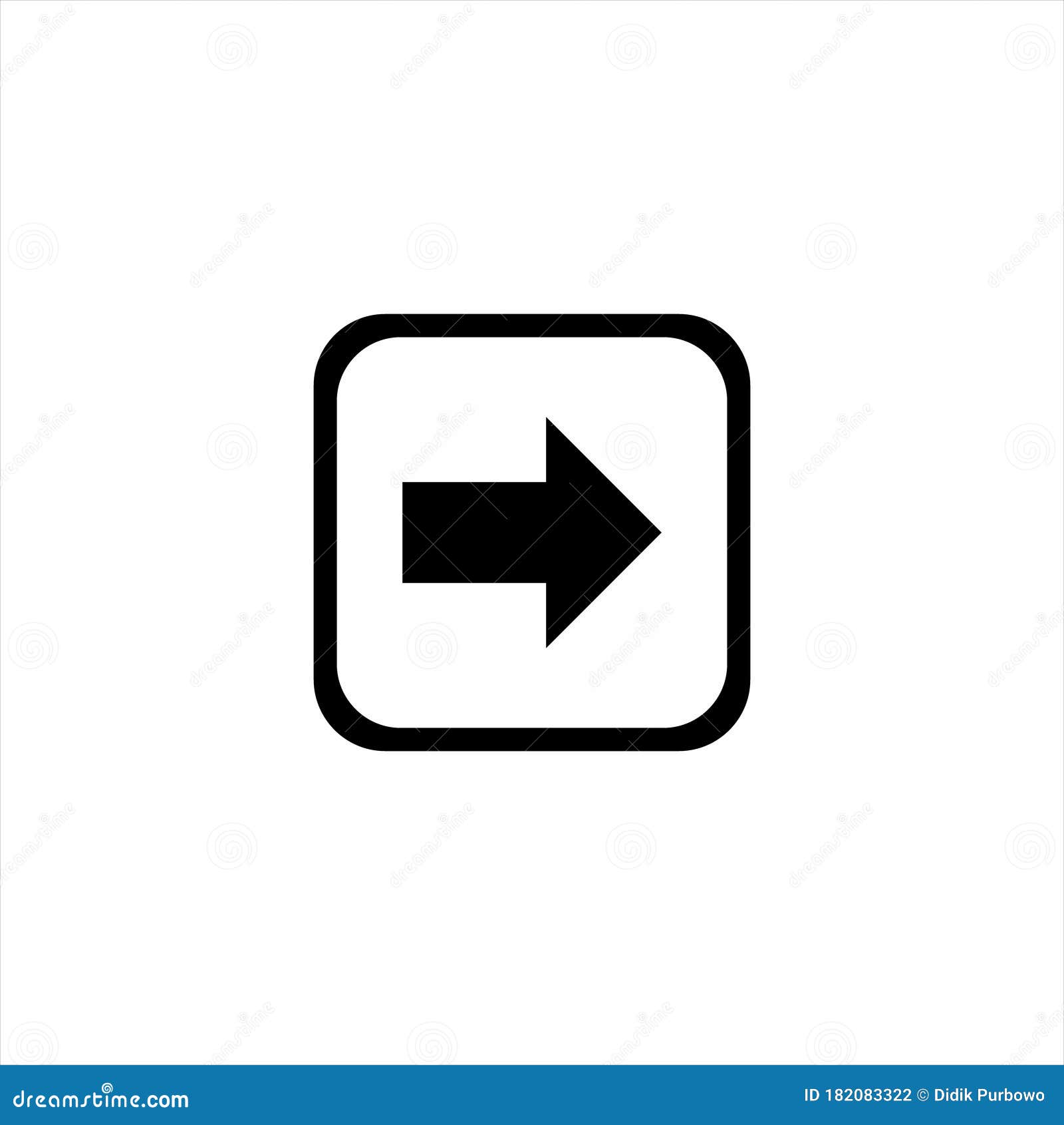 Right Arrow Image Icon, Right Arrow Flat Icon, Right Arrow Application ...