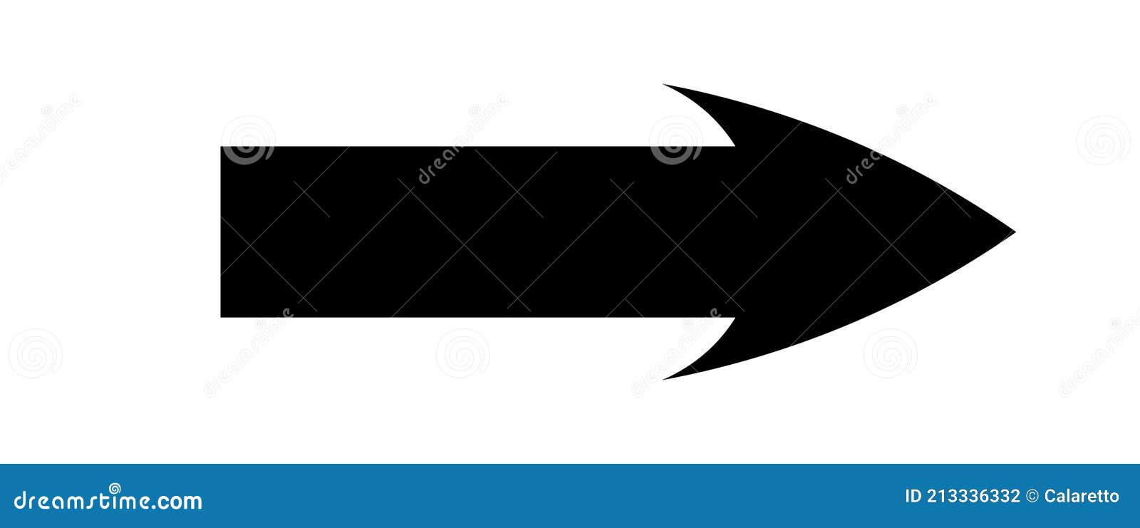 Right arrow sign vector stock vector. Illustration of symbol - 213336332