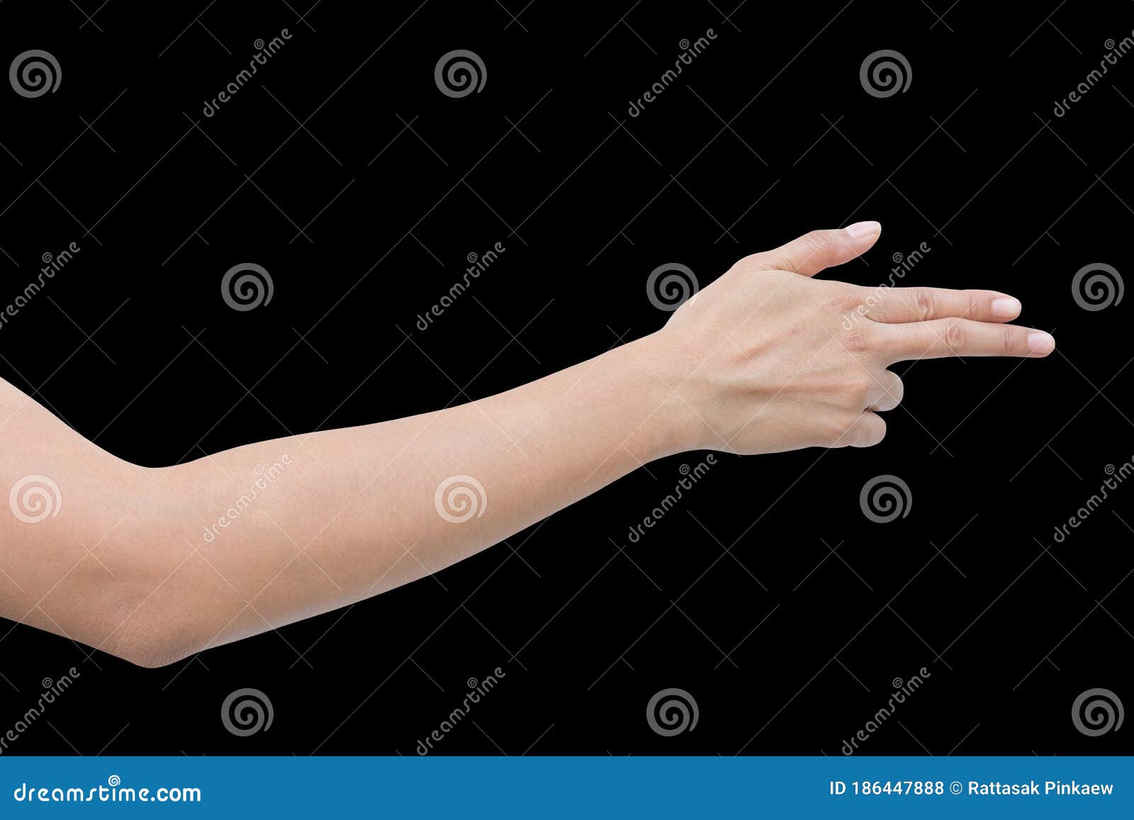 Right Back Hand a Woman Show Forefinger, Index Finger and Thumb Action ... Right Back Hand a Woman Show Forefinger, Index Finger and Thumb Action ...