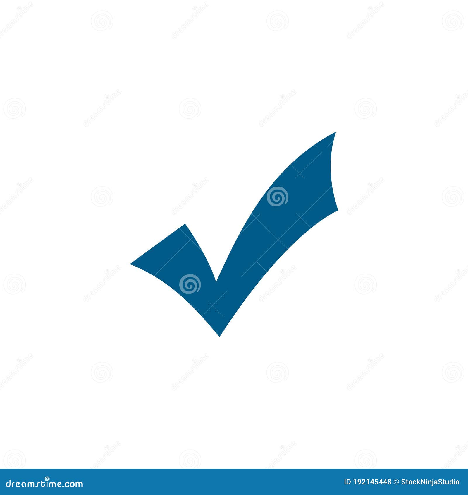 Right Blue Icon on White Background. Blue Flat Style Vector ...