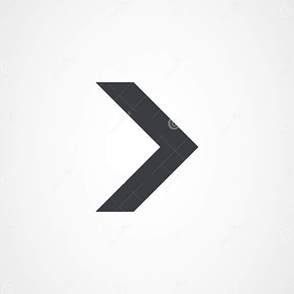 Right Chevron, arrow icon stock illustration. Illustration of design ...