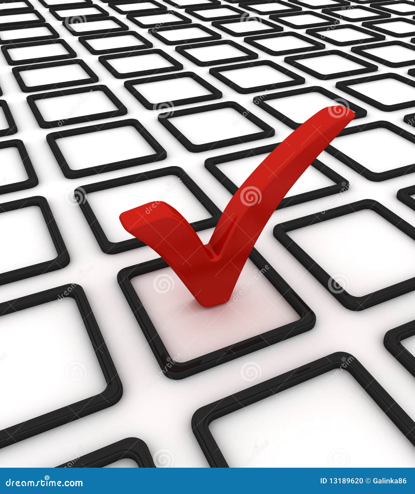 Right choice stock illustration. Illustration of reflection - 13189620