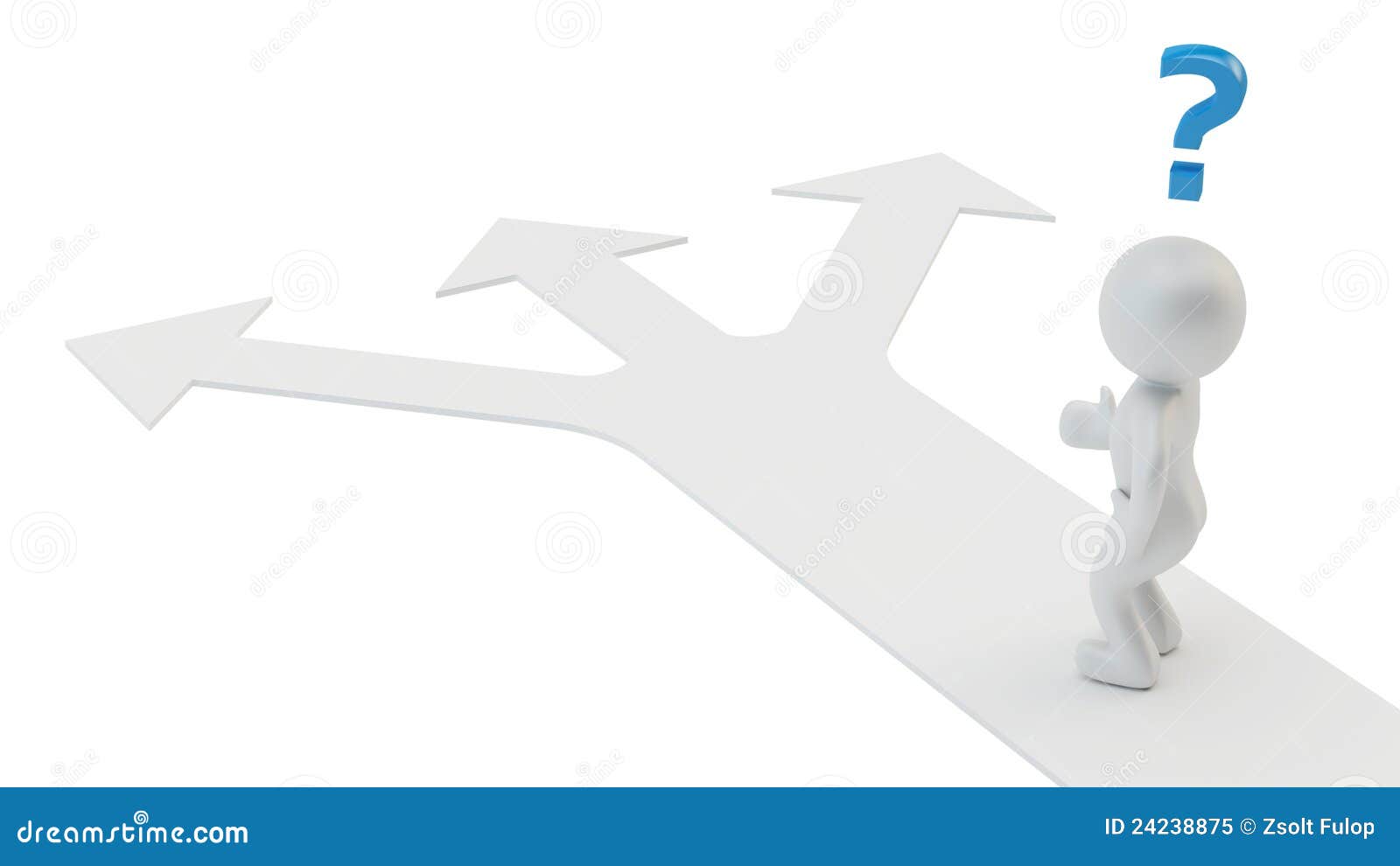 Right choice stock illustration. Illustration of road - 24238875