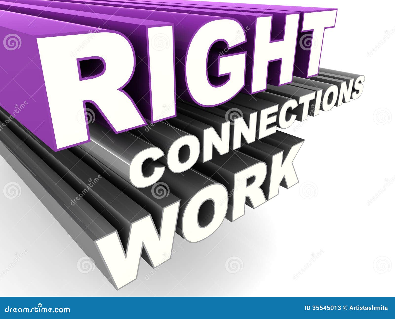 Right connections work stock illustration. Illustration of business ...