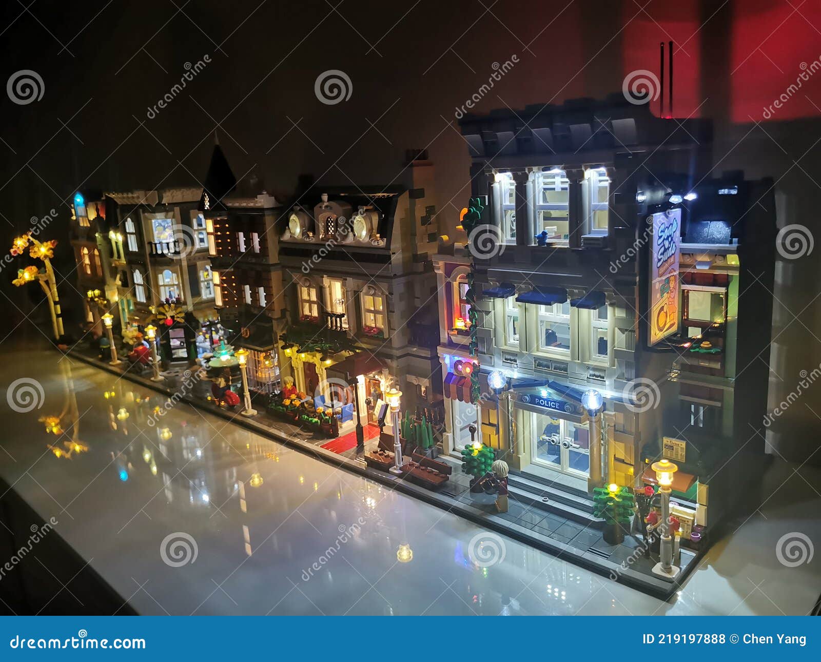Lego Street With Houses And Minifigures Editorial Photo | CartoonDealer ...