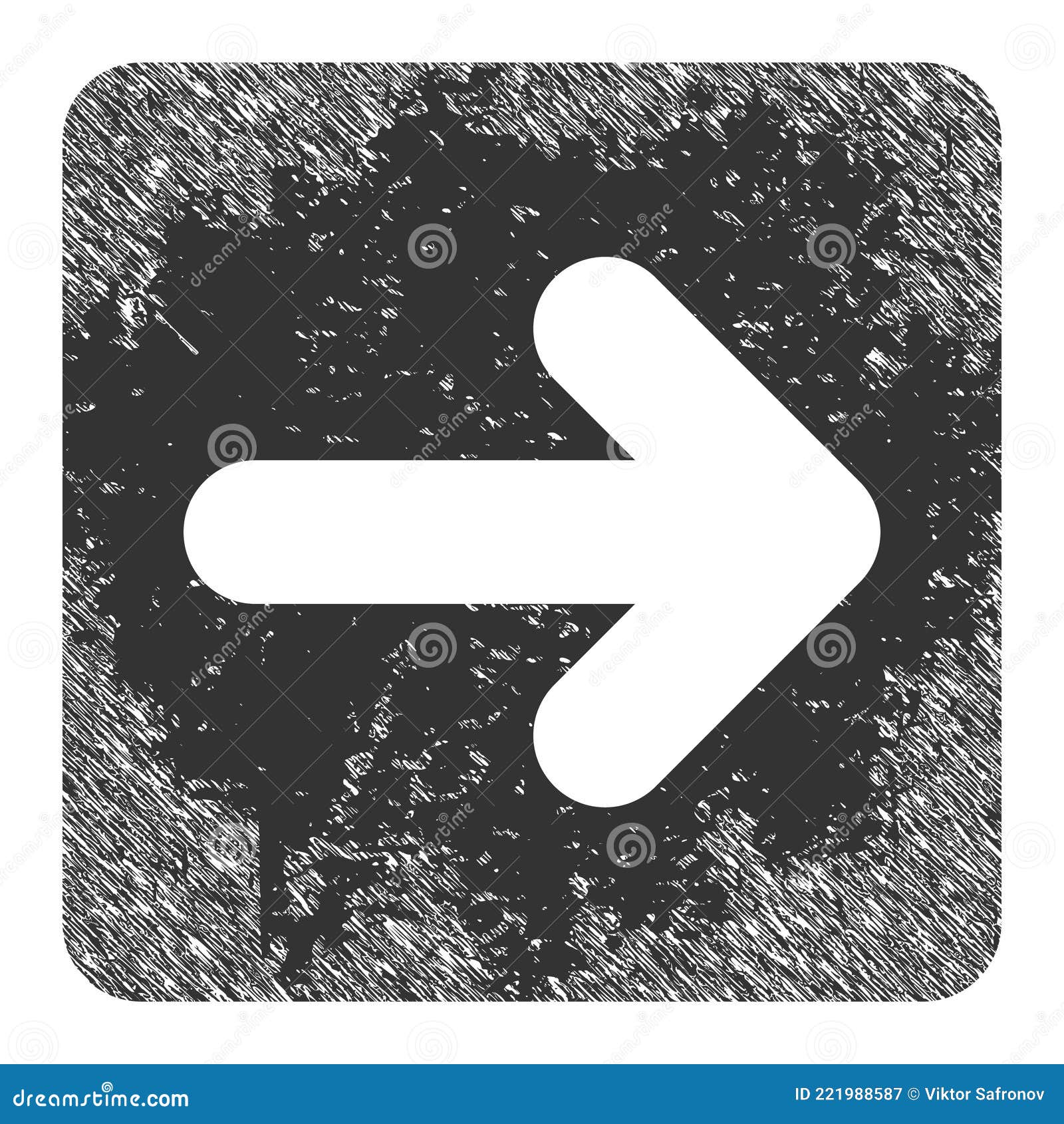 Right Cursor Grunge Icon Illustration Stock Illustration - Illustration ...