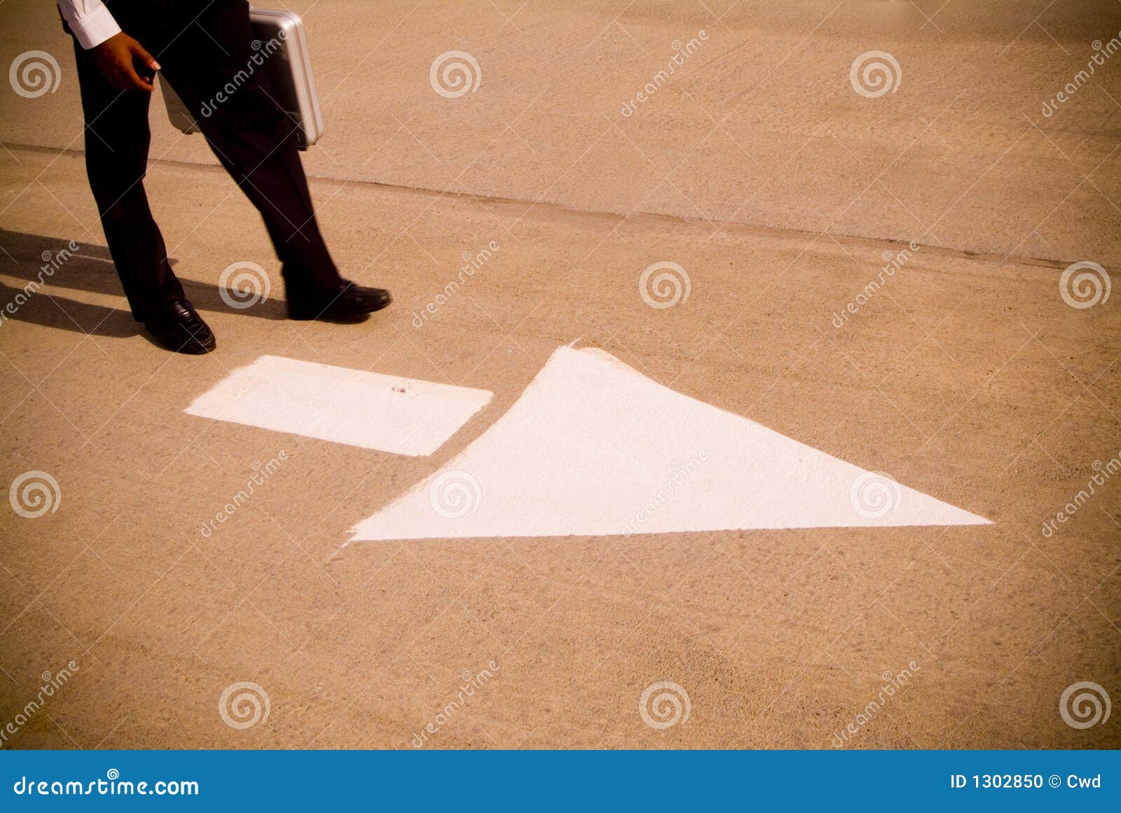 In the right direction stock photo. Image of arrow, career - 1302850