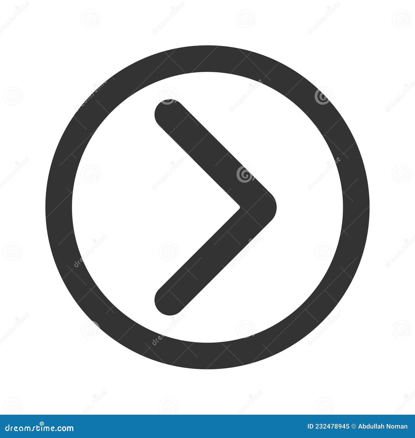 Right Direction Arrow stock vector. Illustration of element - 232478945