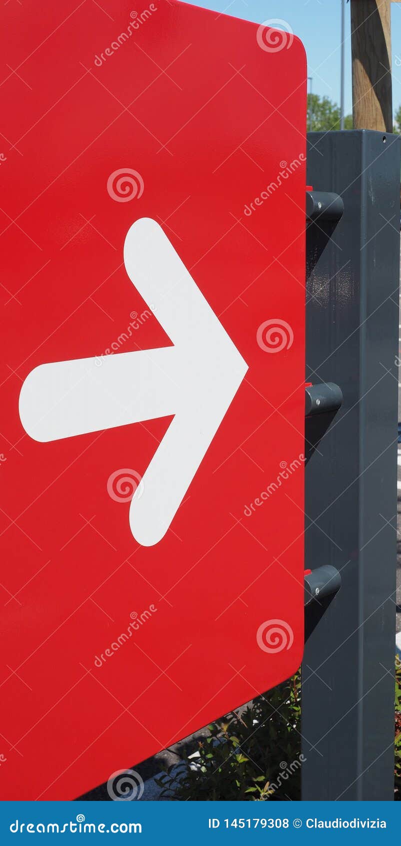 Right direction arrow sign stock photo. Image of arrow - 145179308