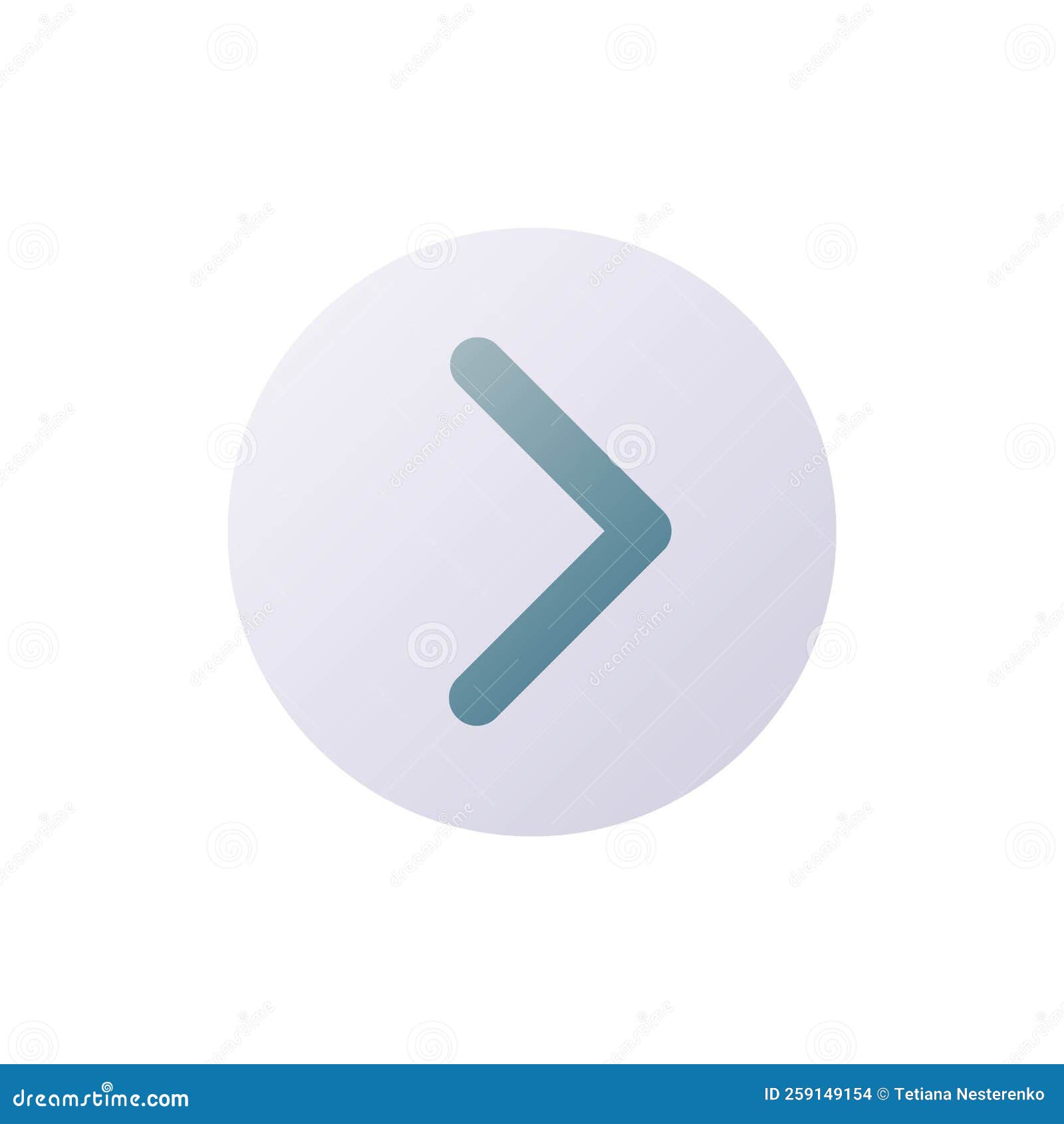 Right Direction Pointer Pixel Perfect Flat Gradient Two-color Ui Icon Stock Vector ...