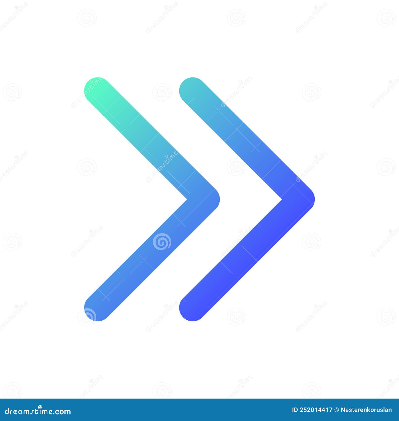 Right Double Arrow Pixel Perfect Gradient Linear Ui Icon Stock Vector ... Right Double Arrow Pixel Perfect Gradient Linear Ui Icon Stock Vector ...