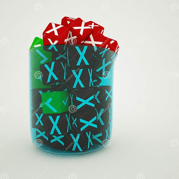 Right and false symbols stock image. Image of pattern - 226957979