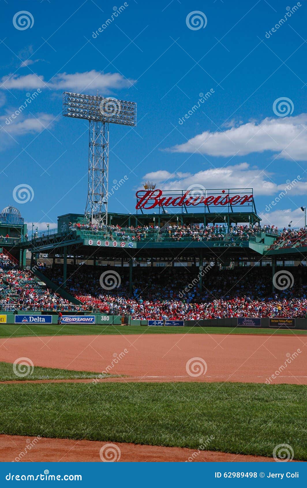Right Field Stands at Fenway Park, Boston, MA. Editorial Stock Photo ...