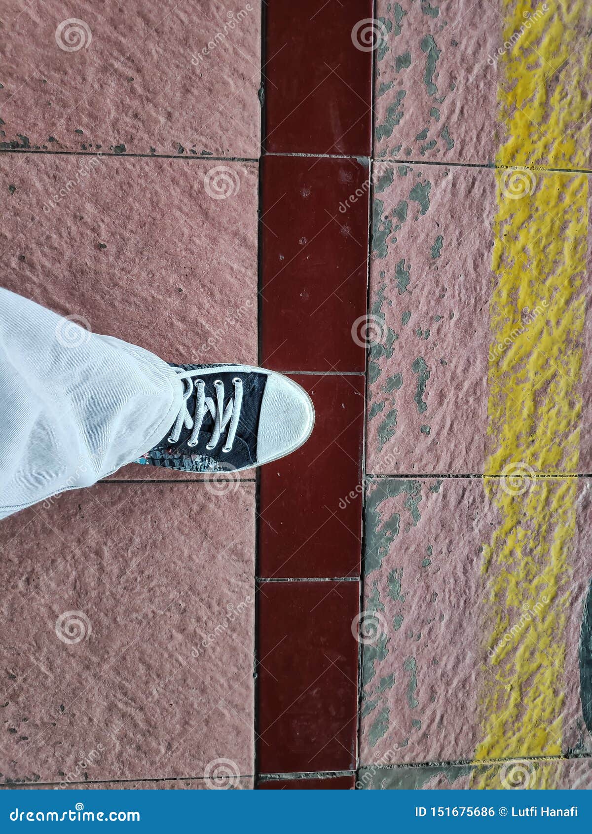 Right Foot Steps Forward in a Prefix Stock Photo - Image of health ...