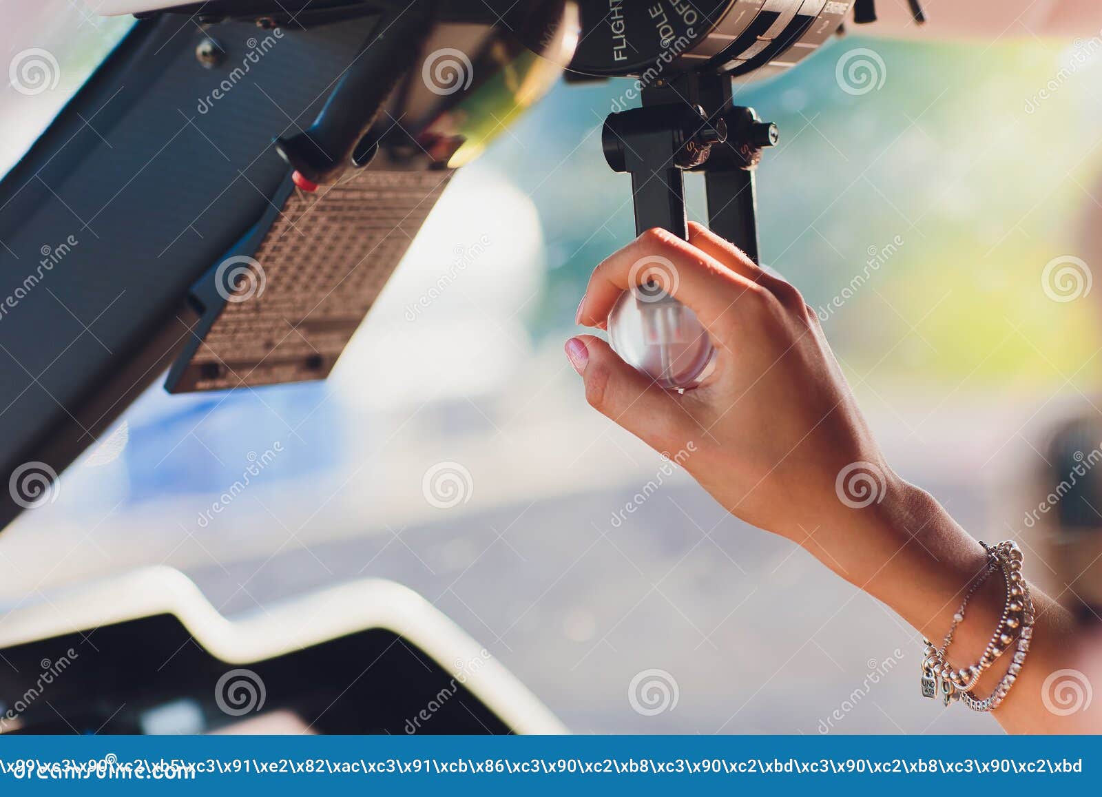Switching Pilot Buttons In The Cockpit Stock Photography ...