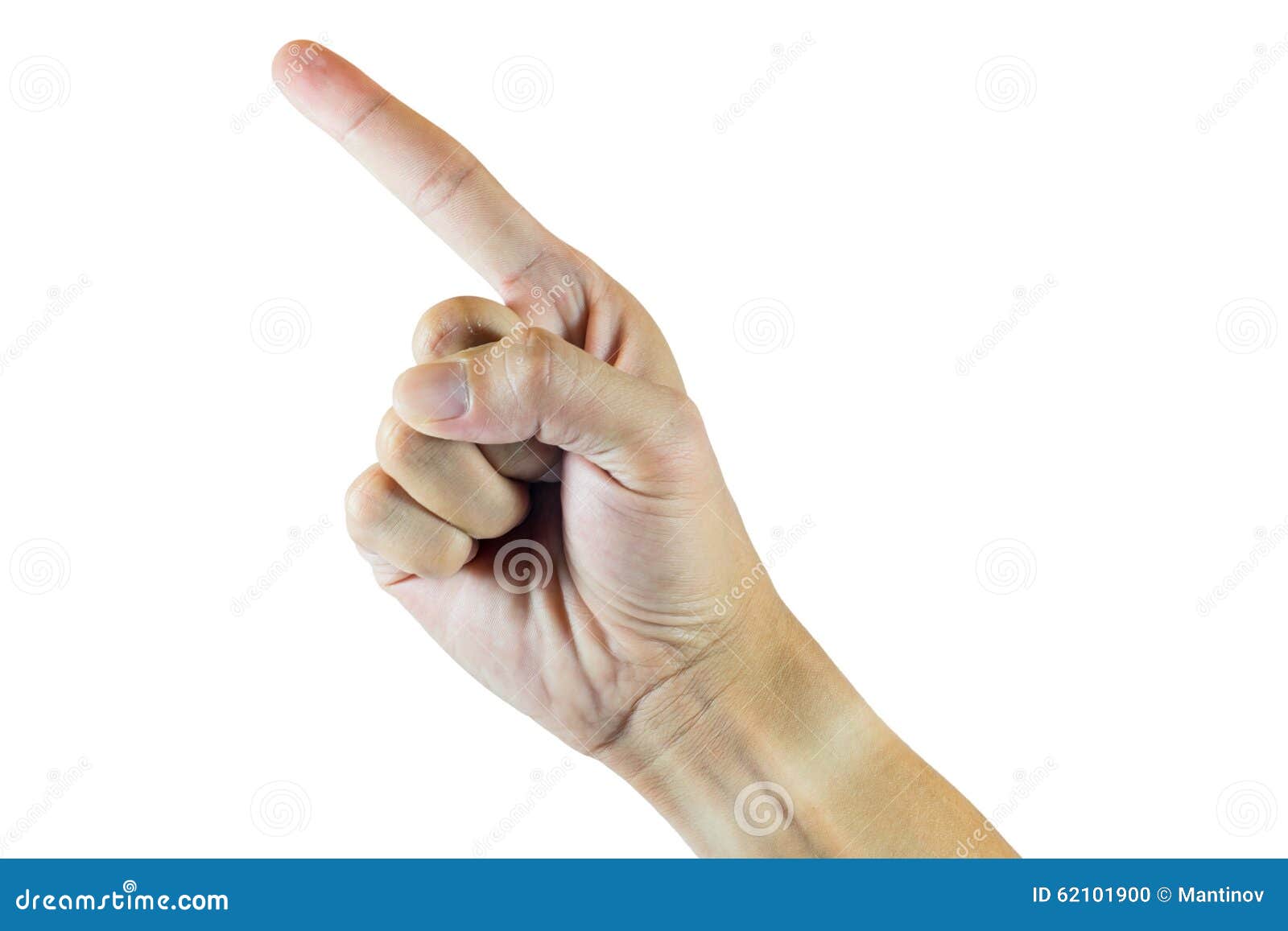 Right hand finger pointing stock photo. Image of white - 62101900