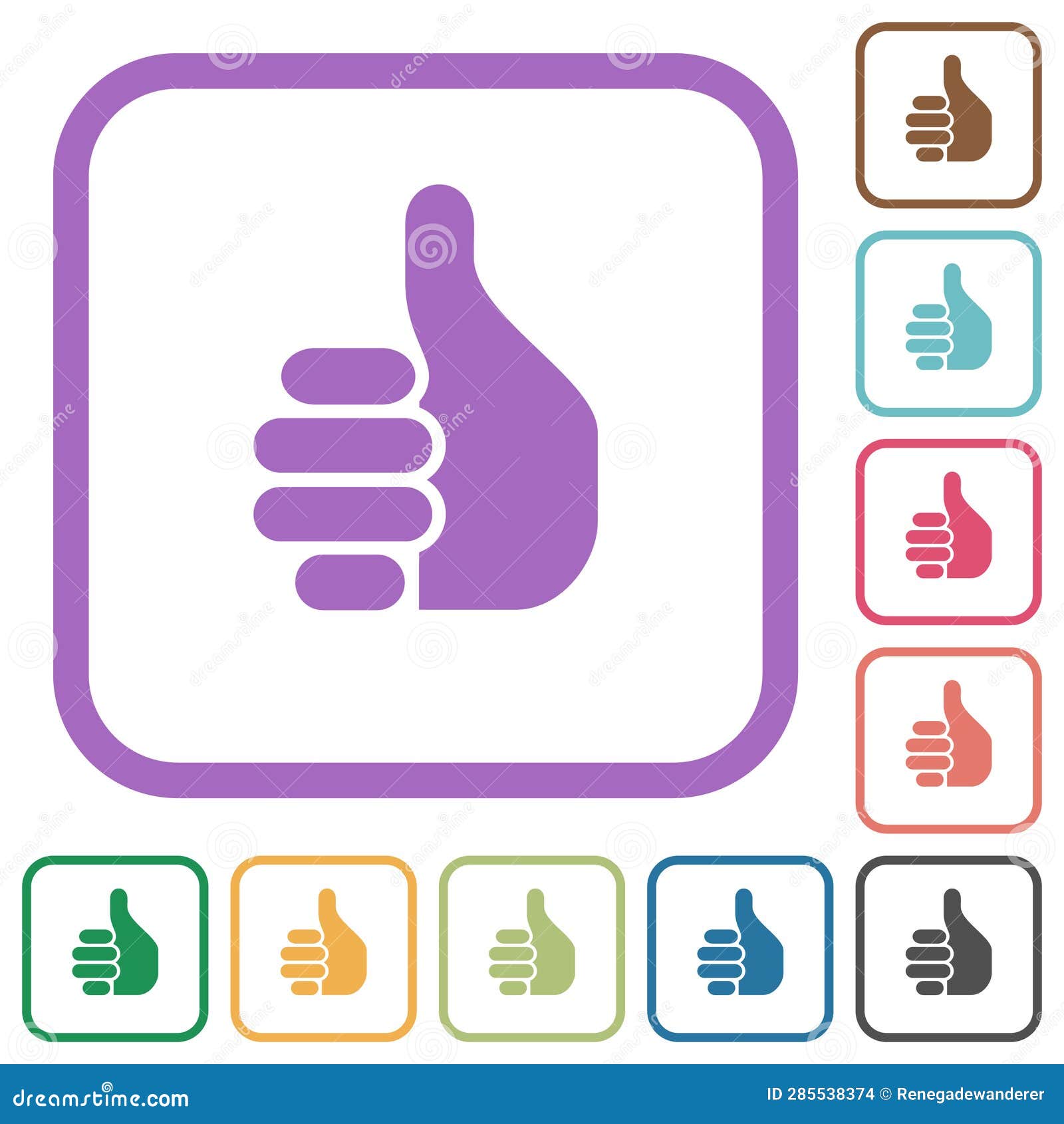 Right Handed Scroll Right Gesture Flat White Icons On Round Color ...