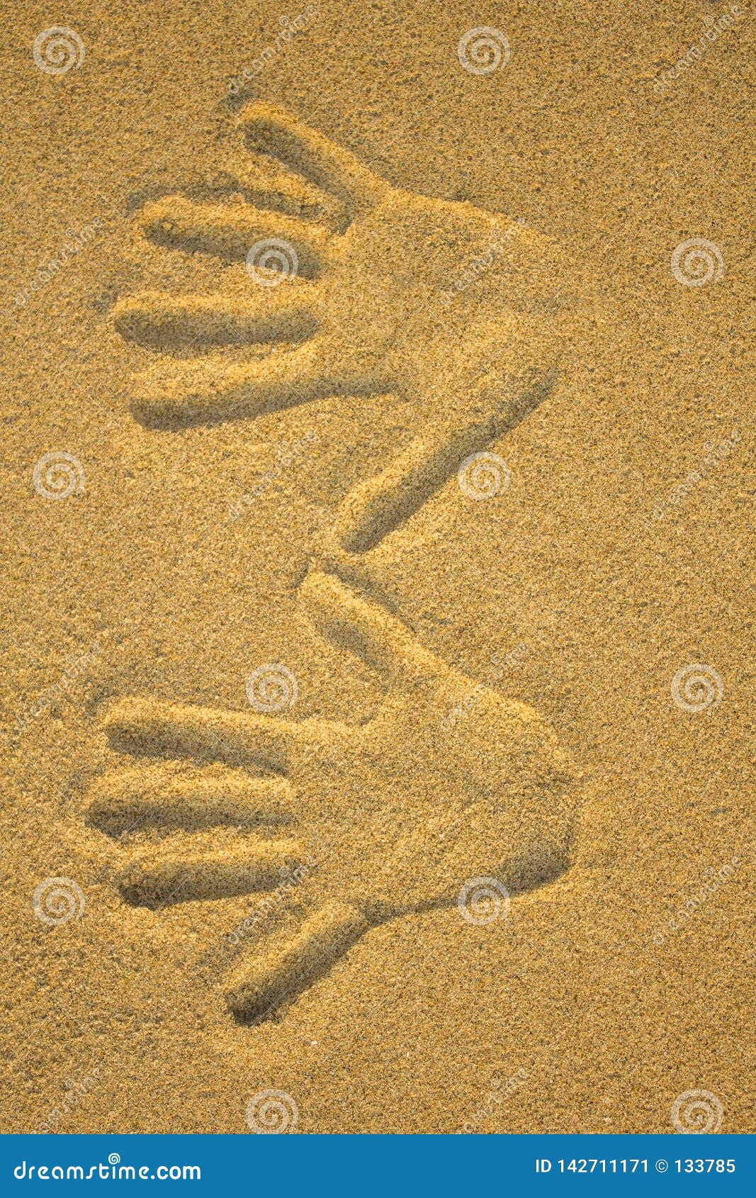 Right And Left Hand Print Outline