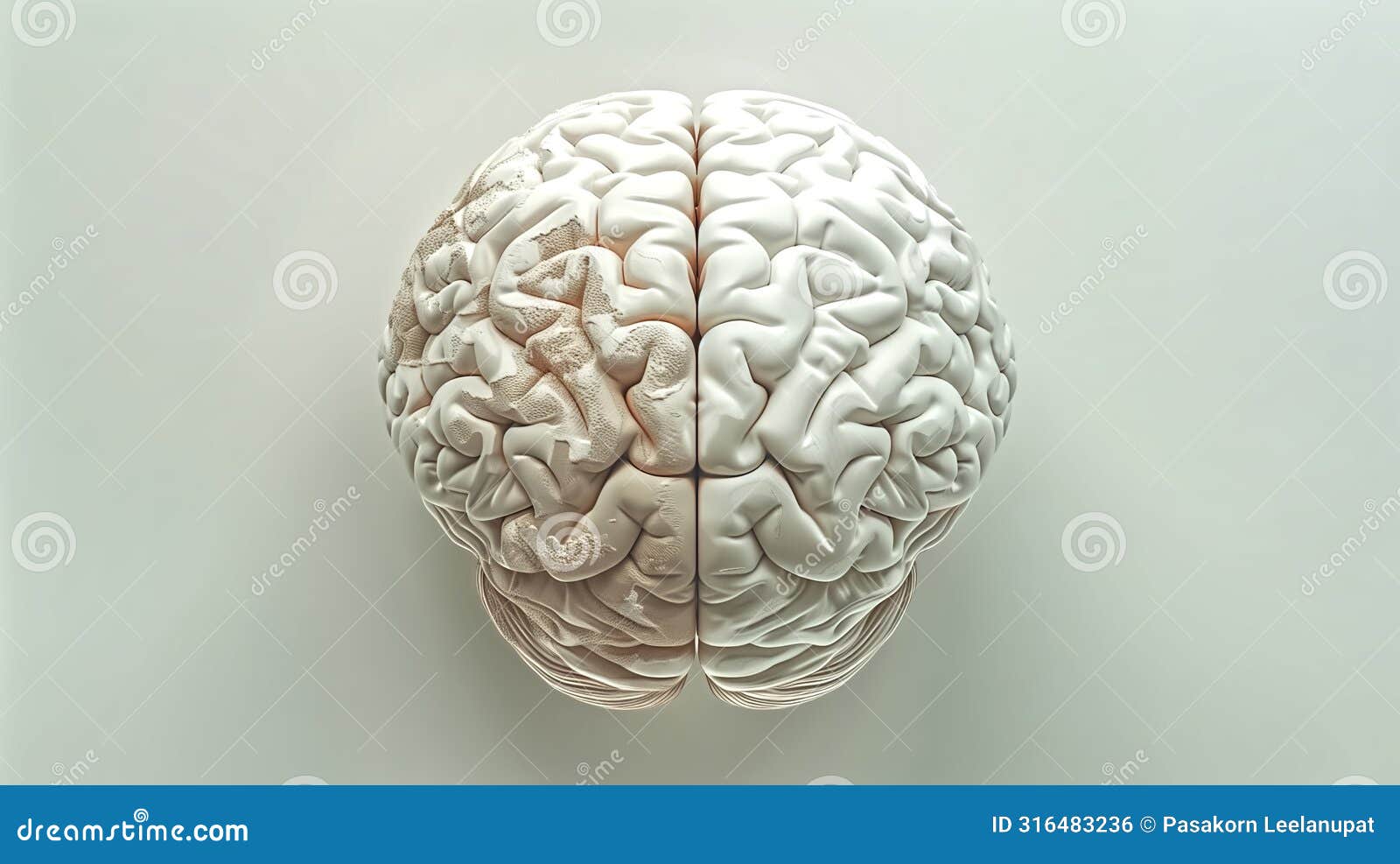Right and Left Hemisphere of the Human Brain Creative Concept Stock ...