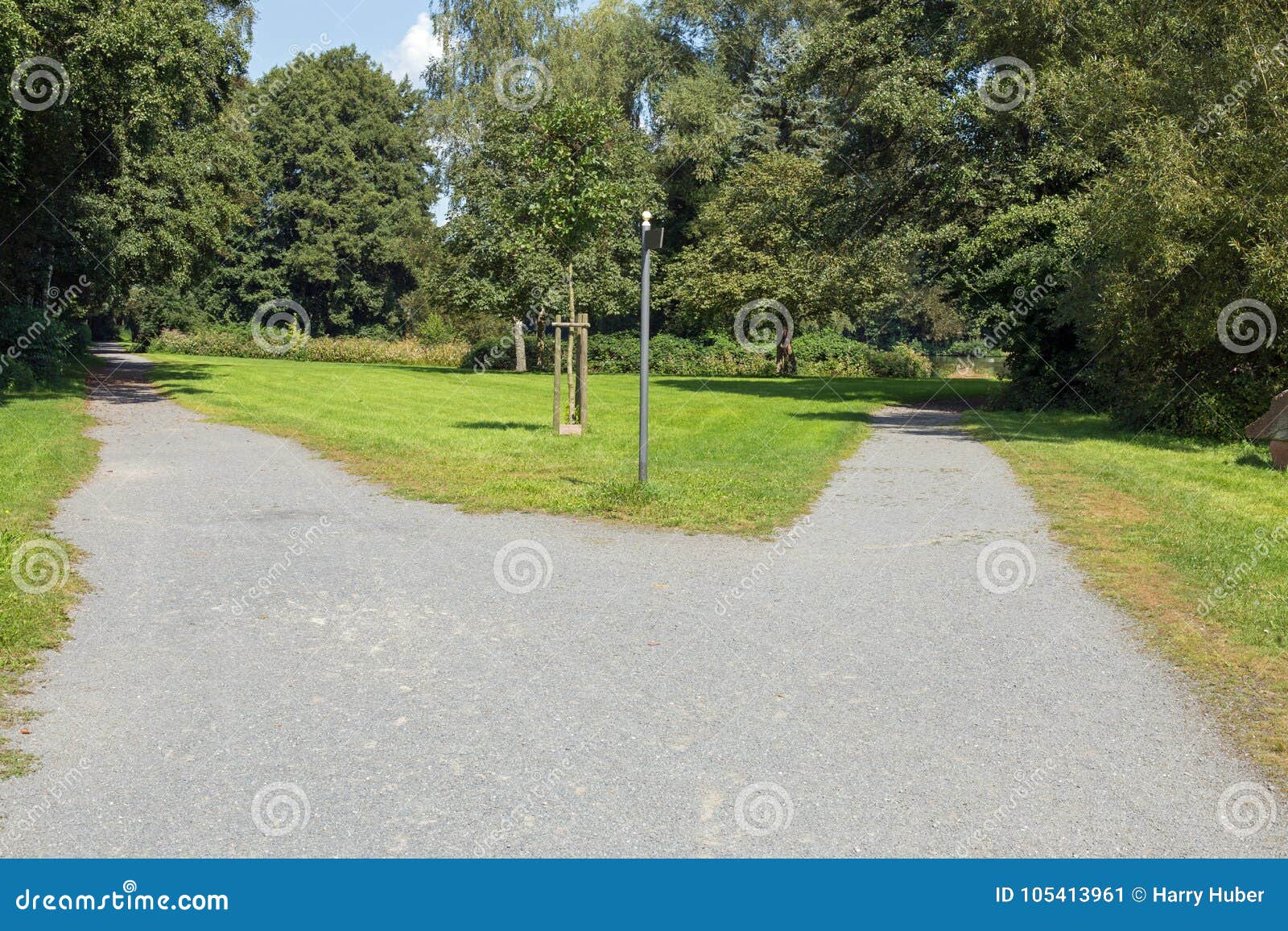 Right or left stock image. Image of path, lamp, symbolical - 105413961