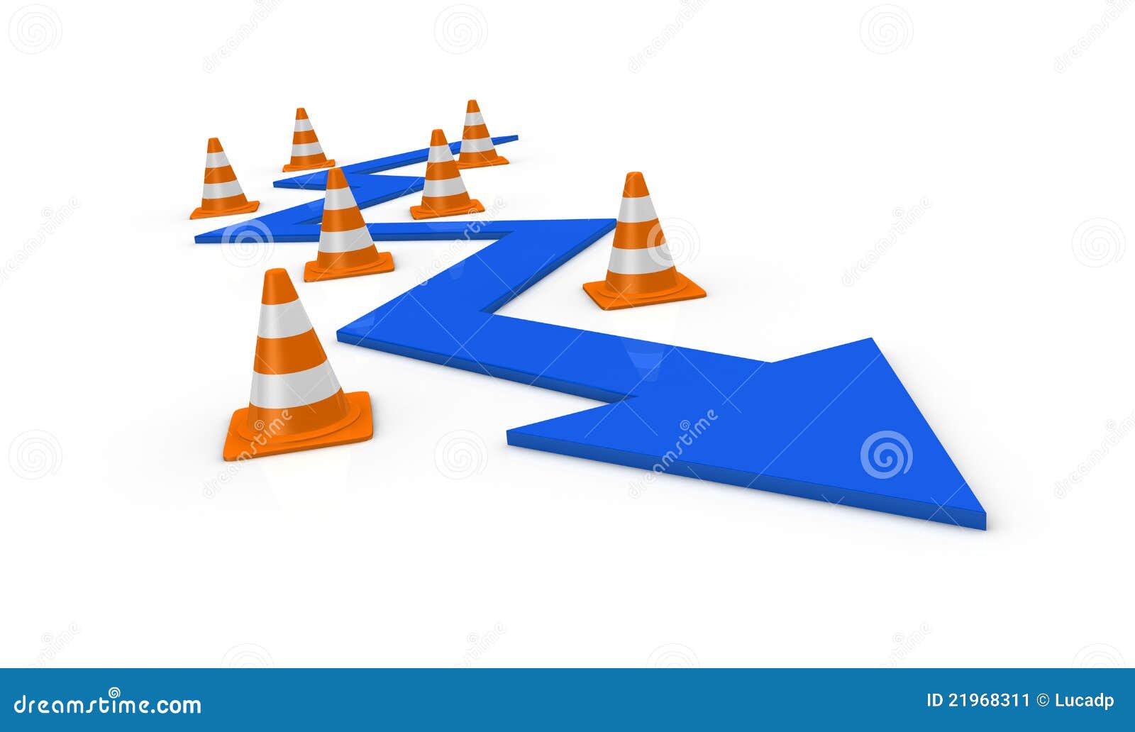 The right path stock illustration. Illustration of answer - 21968311