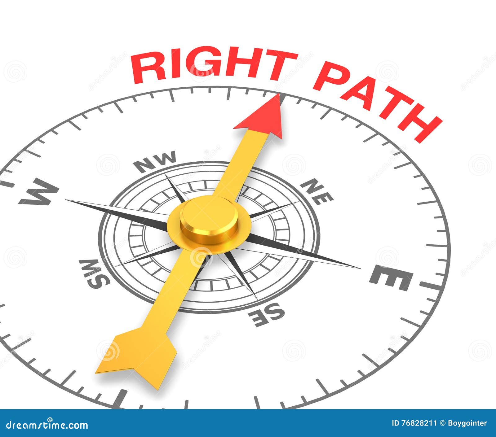 Right path stock illustration. Illustration of direction - 76828211