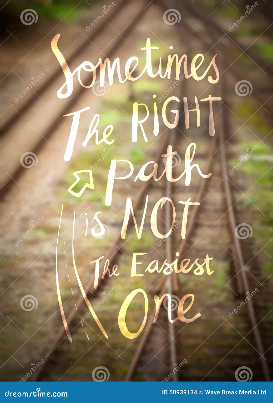 Right path message vector stock vector. Illustration of easiest - 50939134