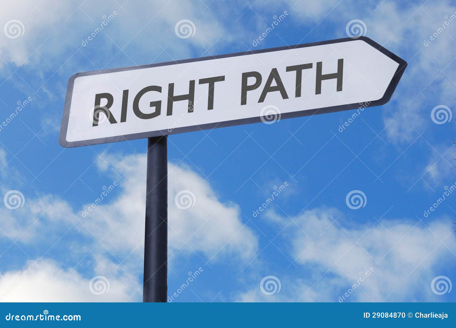 Right path sign stock photo. Image of post, choice, concept - 29084870