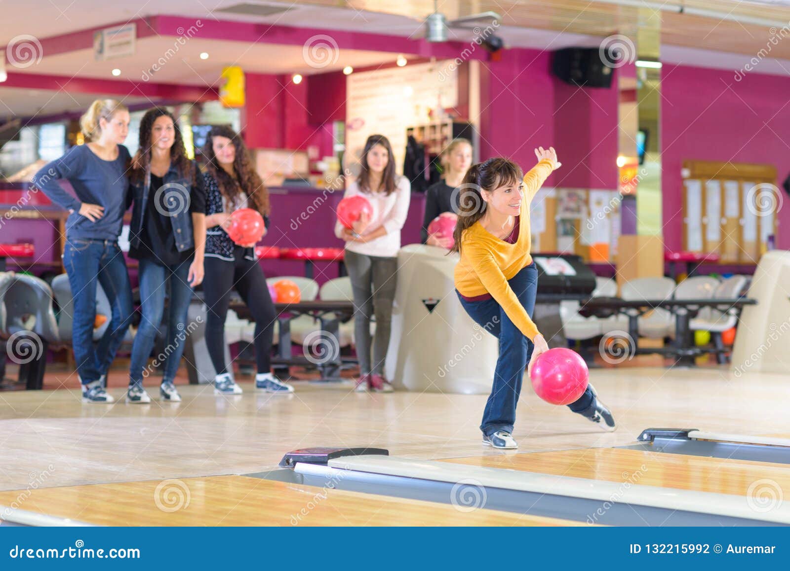 Right posture on bowling stock photo. Image of confident - 132215992