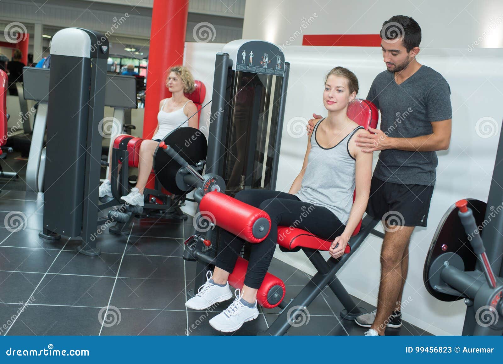 Right Posture for Leg Lifting Stock Image - Image of lifting, posture ...